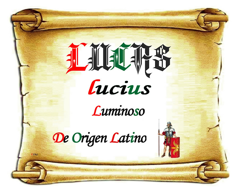 El origen de los nombres: Lucas
