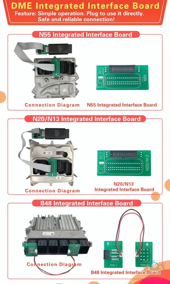 How to use integrated interface board for Yanhua Mini ACDP? | Kess V2 ...