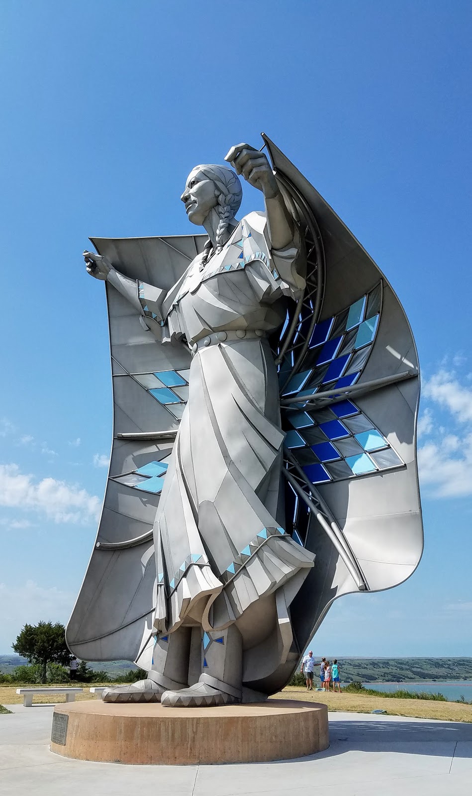 History and Culture by Bicycle: Chamberlain, SD: Dignity Statue