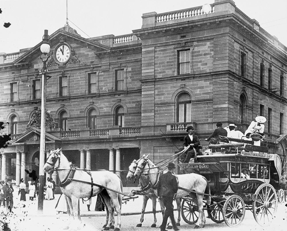 Vintage Photos of Horse Drawn Omnibus in Australia From Between the ...