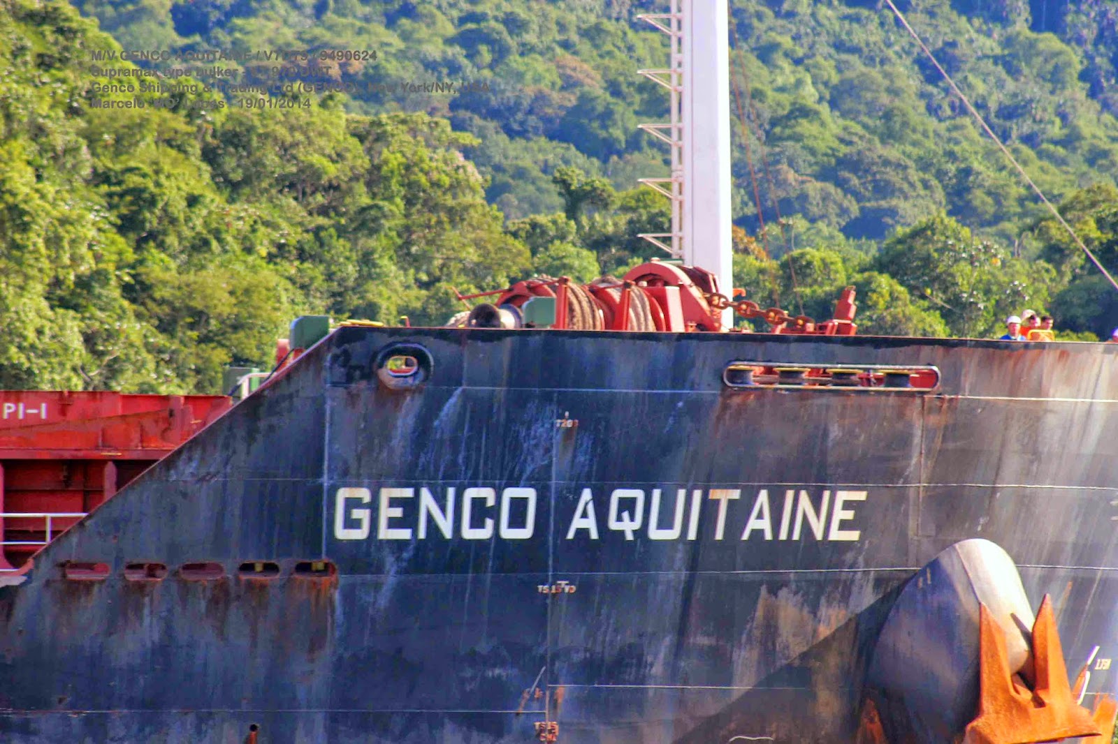 Santos Shiplovers: M/V Genco Aquitaine / V7DT9 - Embarque de açúcar ...
