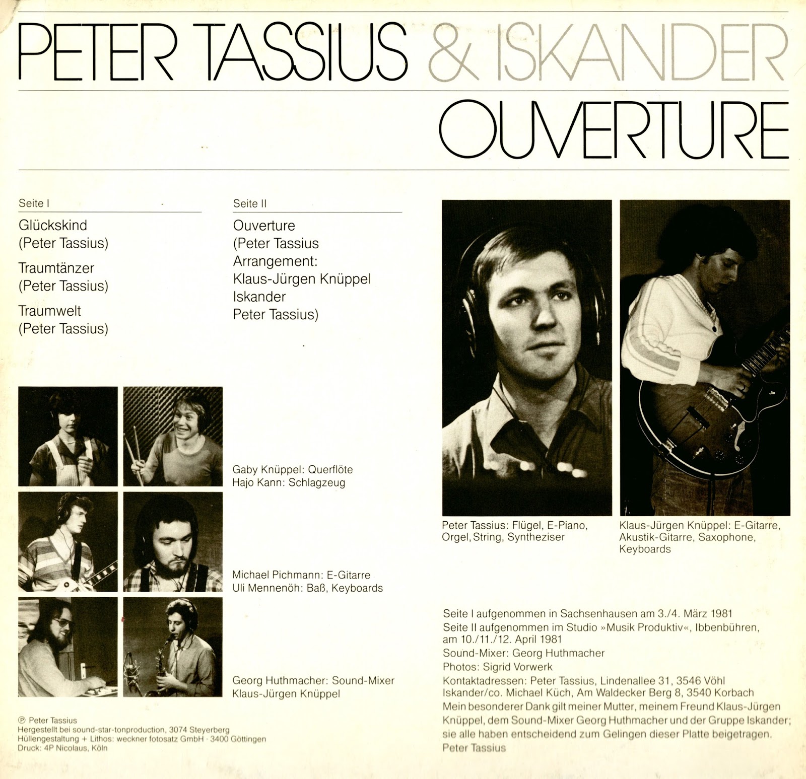 progressive music reviews: Iskander remainder: Ouverture (1980), Mental ...