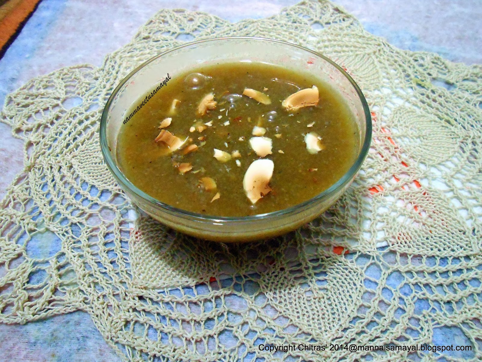 kalakkalsamayal: Amaranth Khasa Khasaa Payasam