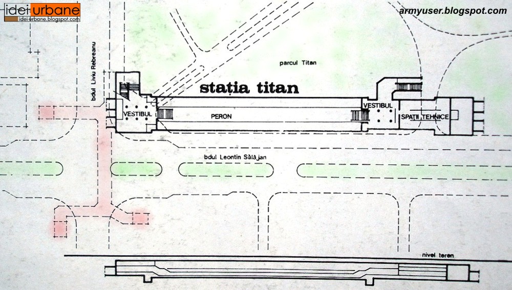 Titan – statie noua de metrou - Bucurestii Vechi si Noi