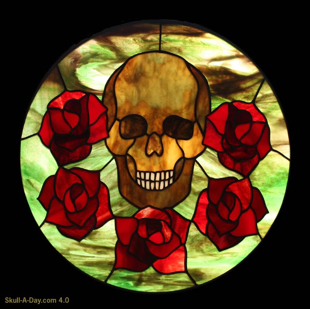 Stained Glass Skulls