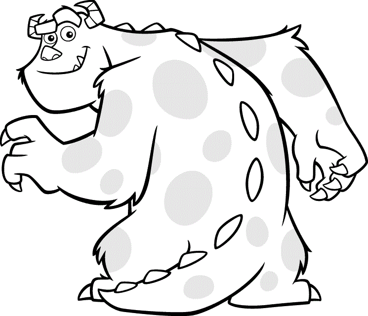 Disney Pixars Monstruos S.A.: Colorea a Sully