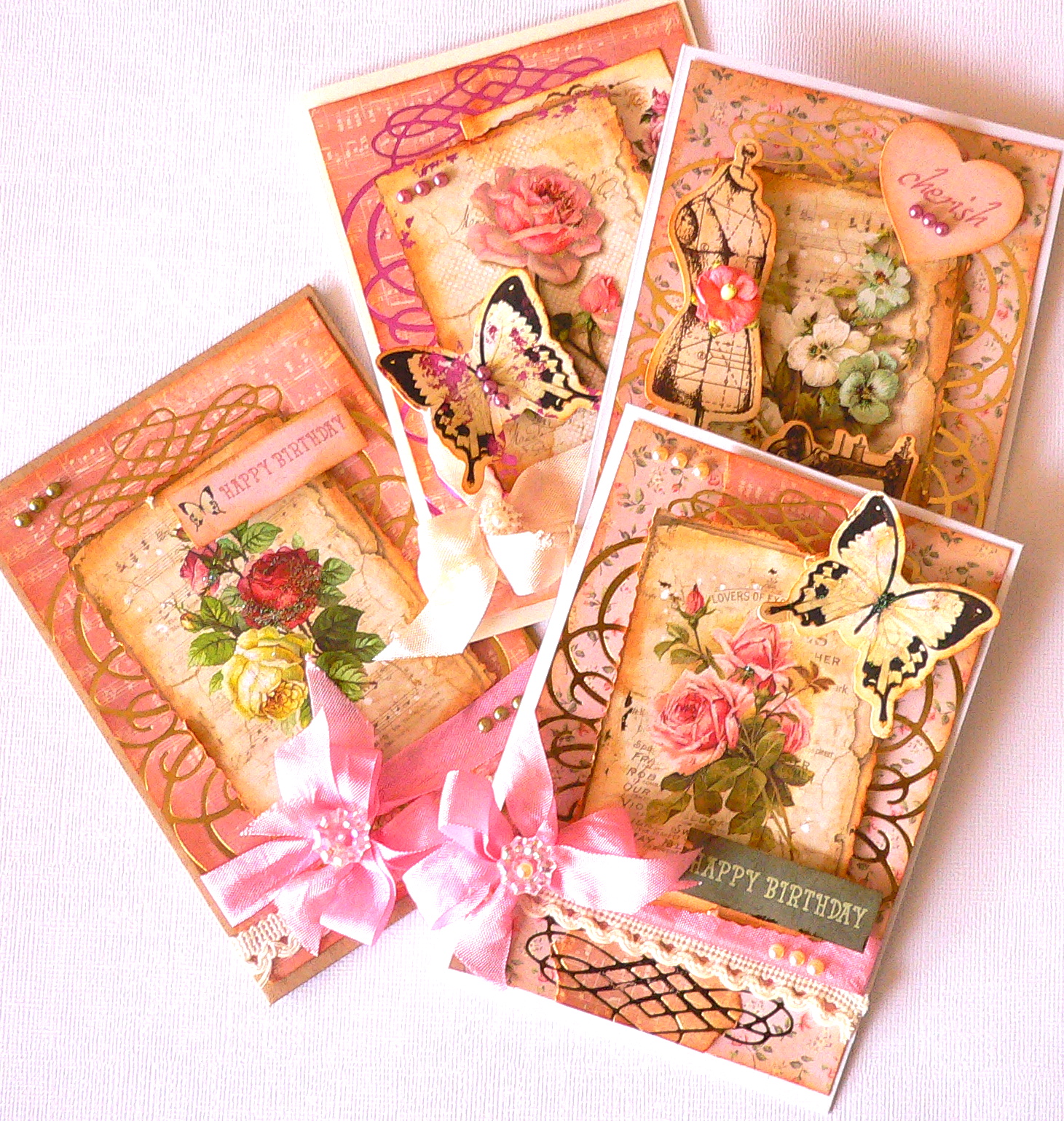 ADRIANA BOLZON ** AB INSPIRATIONS: Vintage style Cards