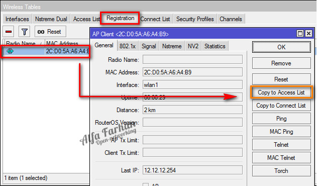 Lab 27 MikroTik - Memfilter Mac Address ~ Open Networking