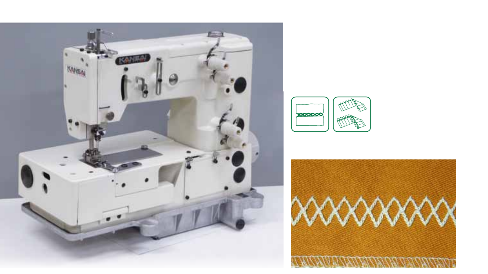 Picotting and Fagotting Sewing Machine.