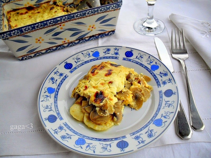 Gaga u kujni: Gratinirane pečurke i jaja