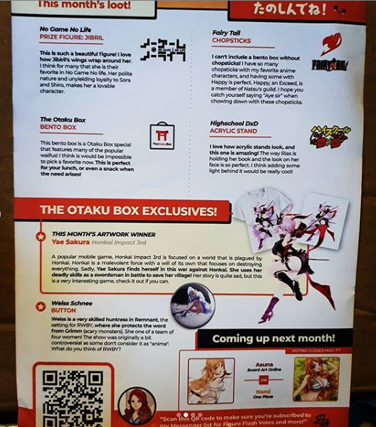The Otaku Box "Unboxed": April 2020