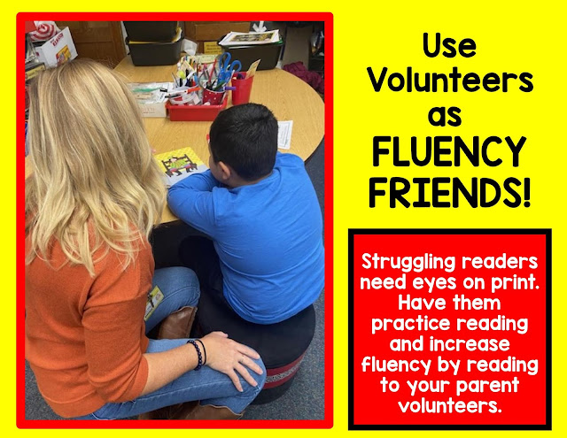First Grade Bloomabilities: Using Volunteers in Your Classroom