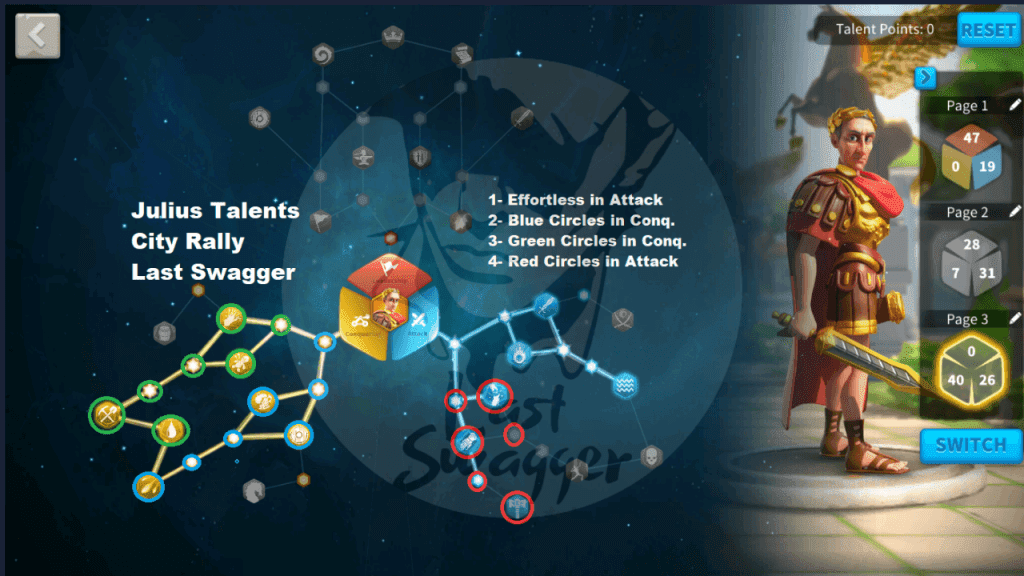 Rise of Kingdoms (ไทย) - ผู้บัญชาการ ตอนที่ 1 JULIUS CAESAR (แม่ทัพ จู ...