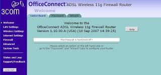 Cara Setting Modem 3COM ~ Yansen