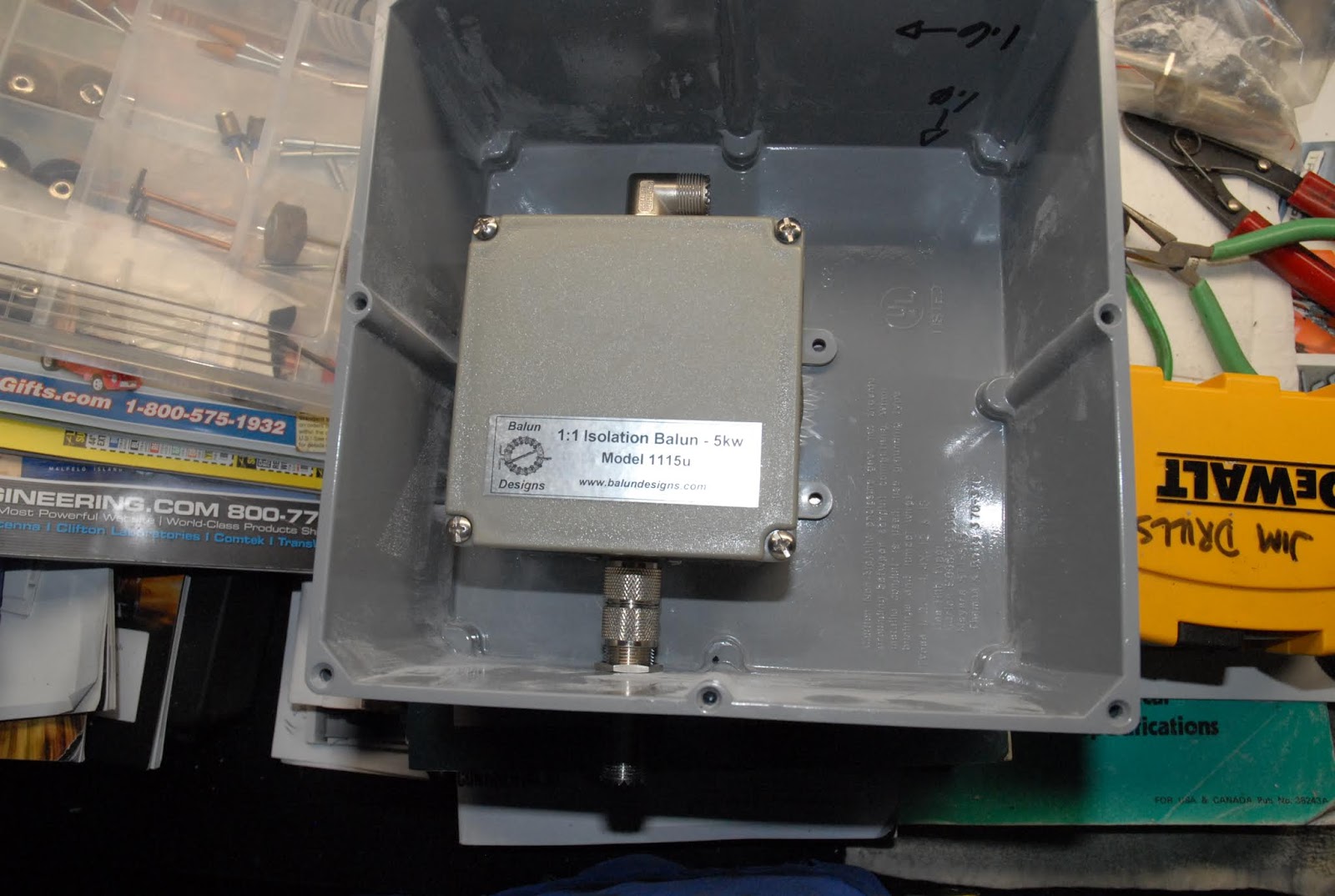 Every Blade of Grass: Coaxial Cable Entrance Box Installation