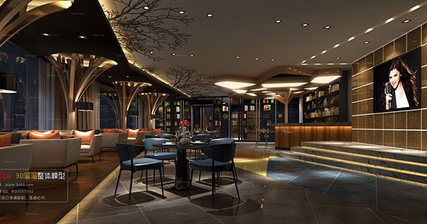 3ds max restaurant scene 03