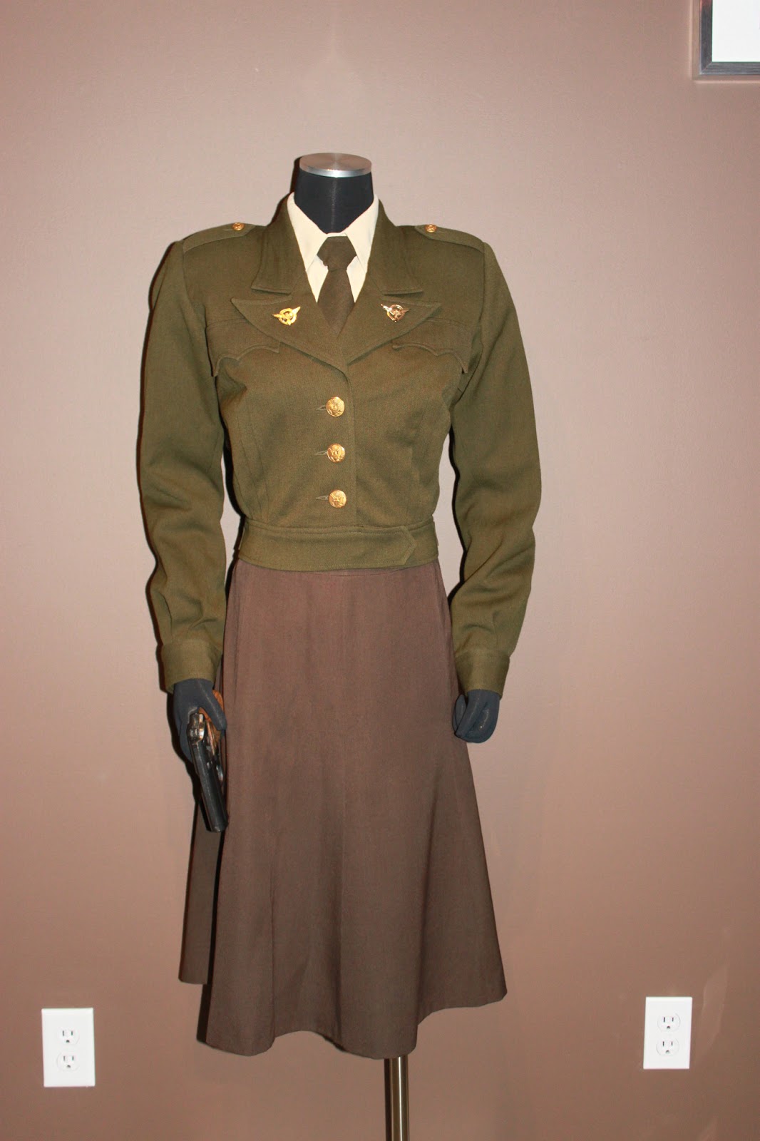Captain America Costumes Blog: Peggy Carter Hero SSR Military Uniform