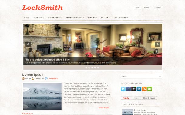 Old Grunge Blogger Layout Template Download