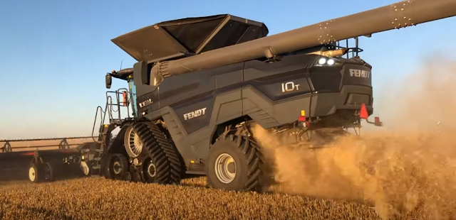 Types of combine harvesters and headers