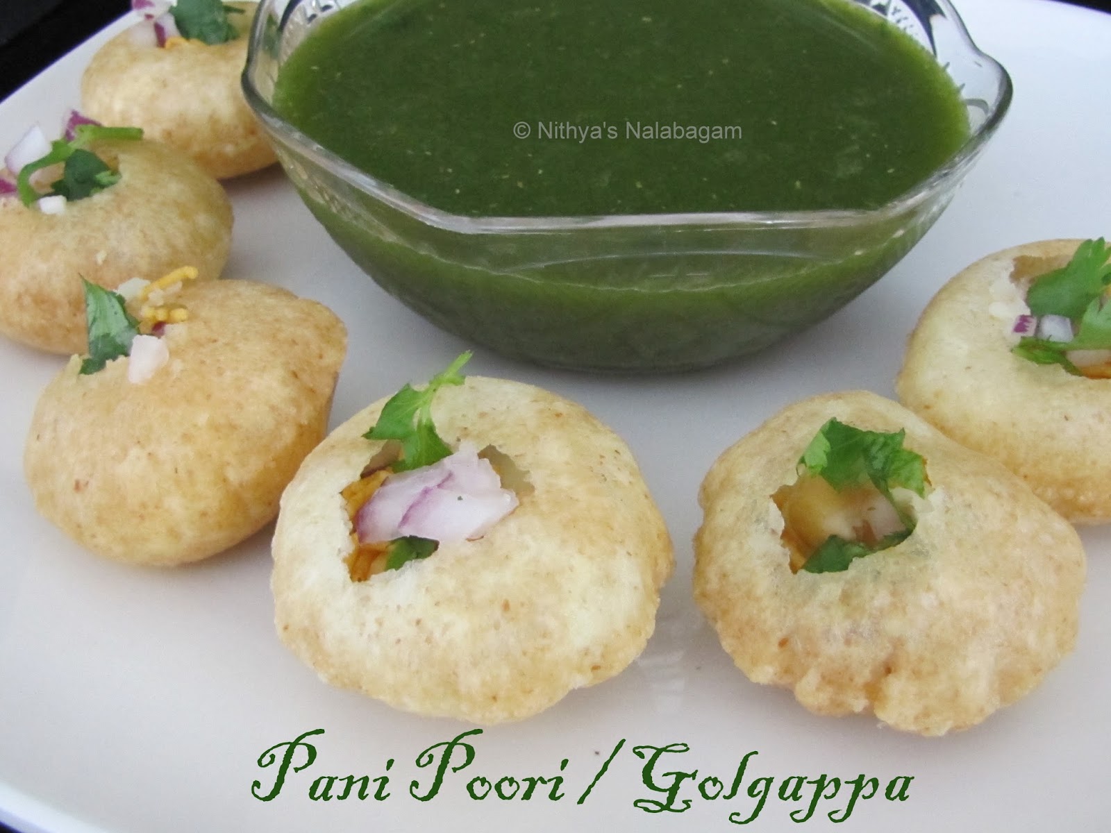 Pani Poori | Golgappa |Nithya's Nalabagam