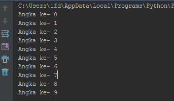 Membuat Perulangan di Python - Code Biasa