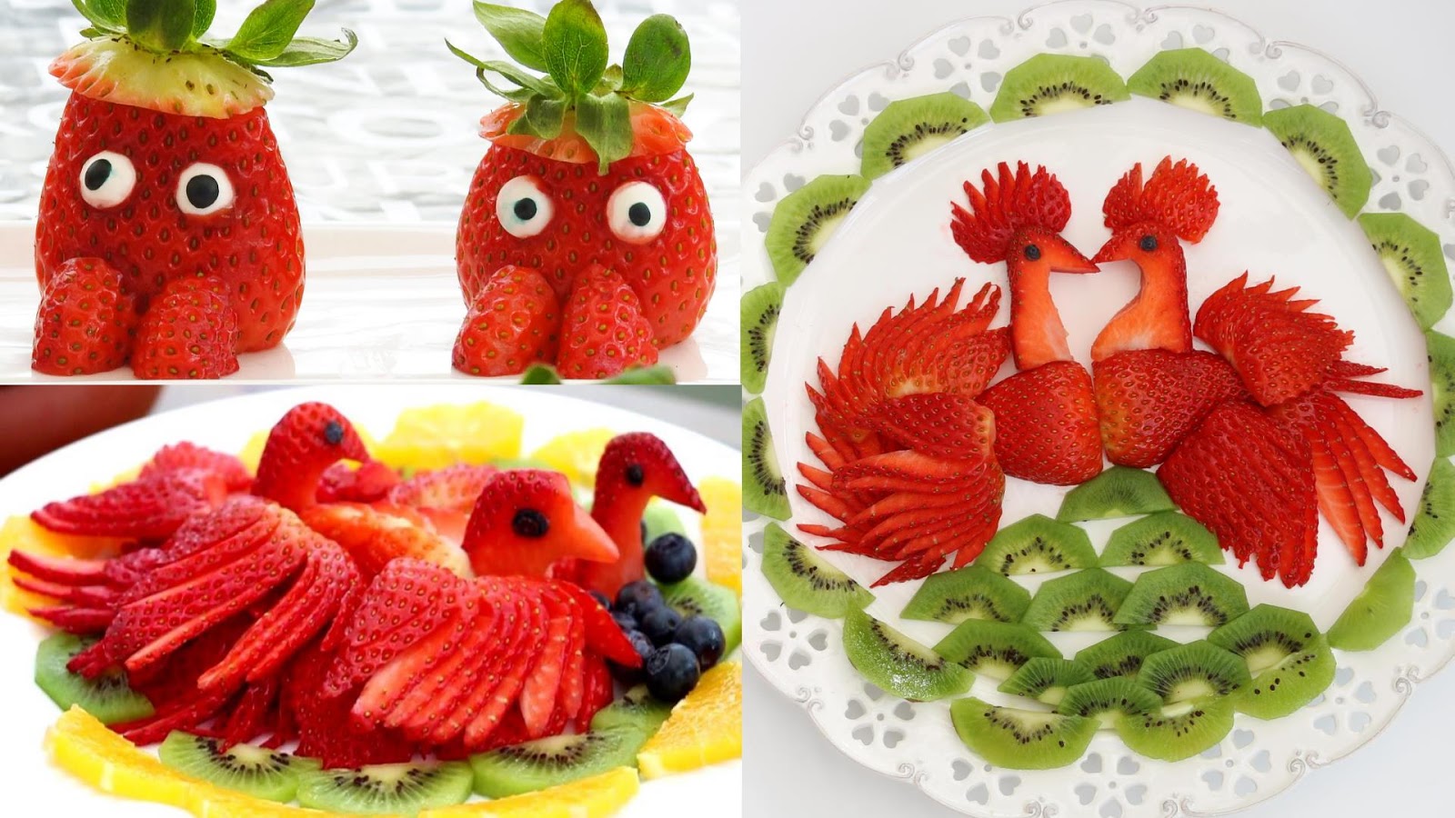 ItalyPaul - Art In Fruit & Vegetable Carving Lessons: 🍓 Strawberry 🍓 ...