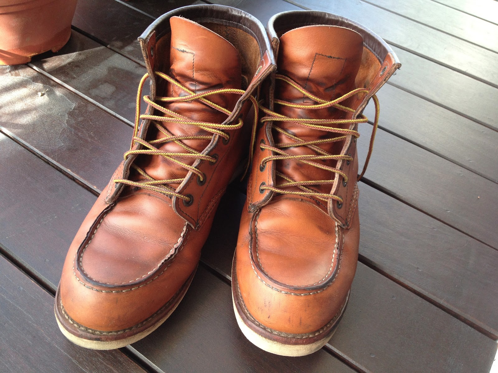 Goody Leathery: Red Wing 875 (After 6 months)