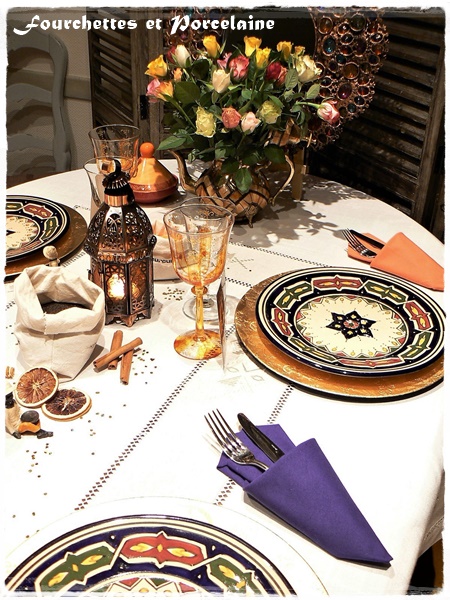 Fourchettes et Porcelaine: TABLES " INSPIRATION ORIENTALE