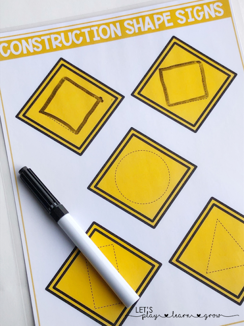 Construction Theme Activity Binder | Lets Play.Learn.Grow