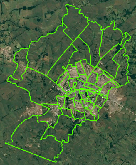 Geografia e Cartografia Digital: Mapas Digitais de Londrina e Maringá [KML]