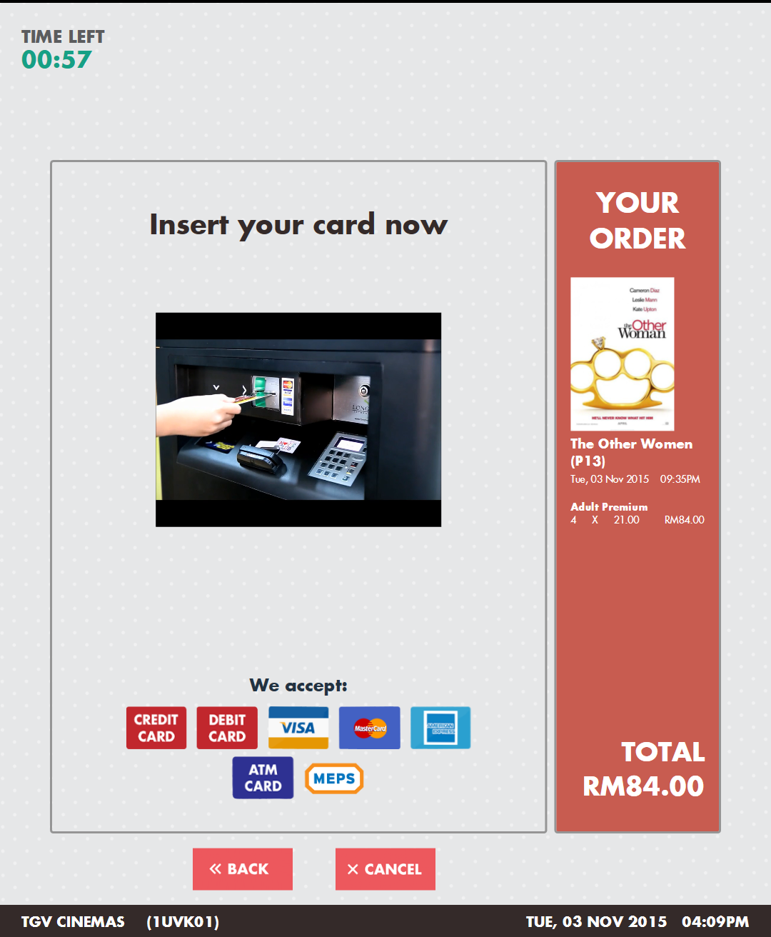 Azureen Azhari MIS750: TGV Cinemas Self - Service Ticketing Kiosk