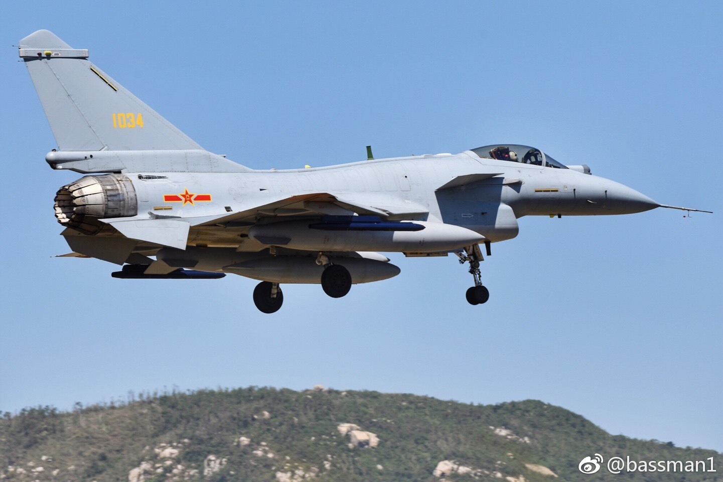 China Defense Blog: Photos of the day: J-10B "1034" showing off its ...