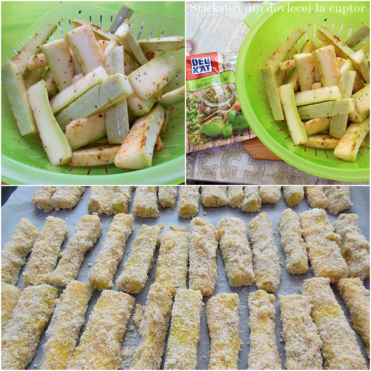 Rocsy in bucatarie: Sticksuri din dovlecei la cuptor