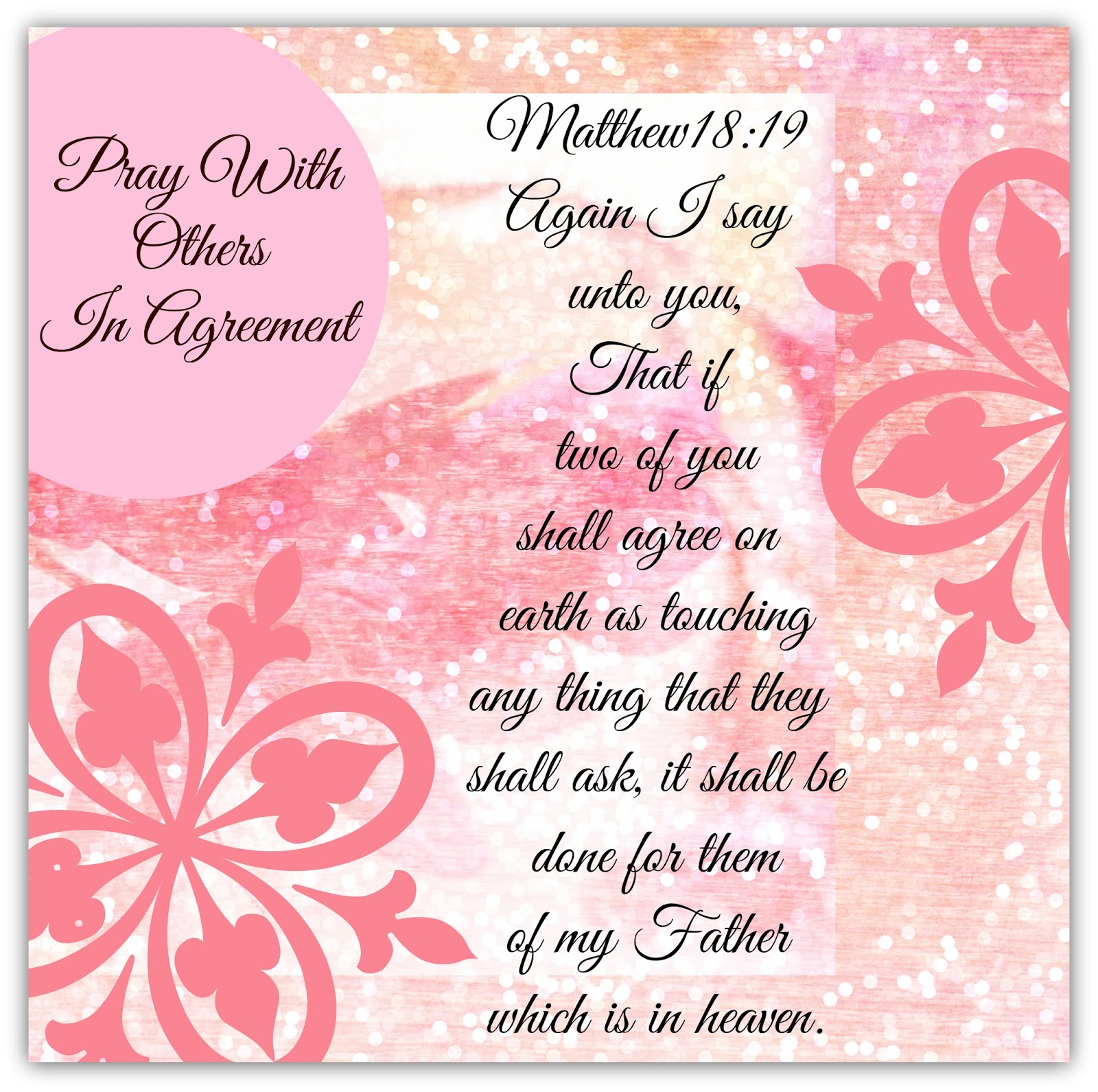 Rose Pink Prayer Posters