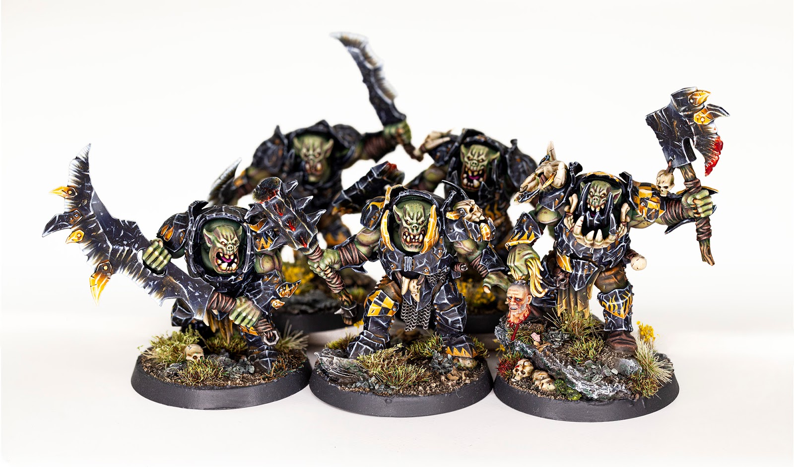 Showcase: Ironjawz Orruk Brutes by Forest - Tale of Painters
