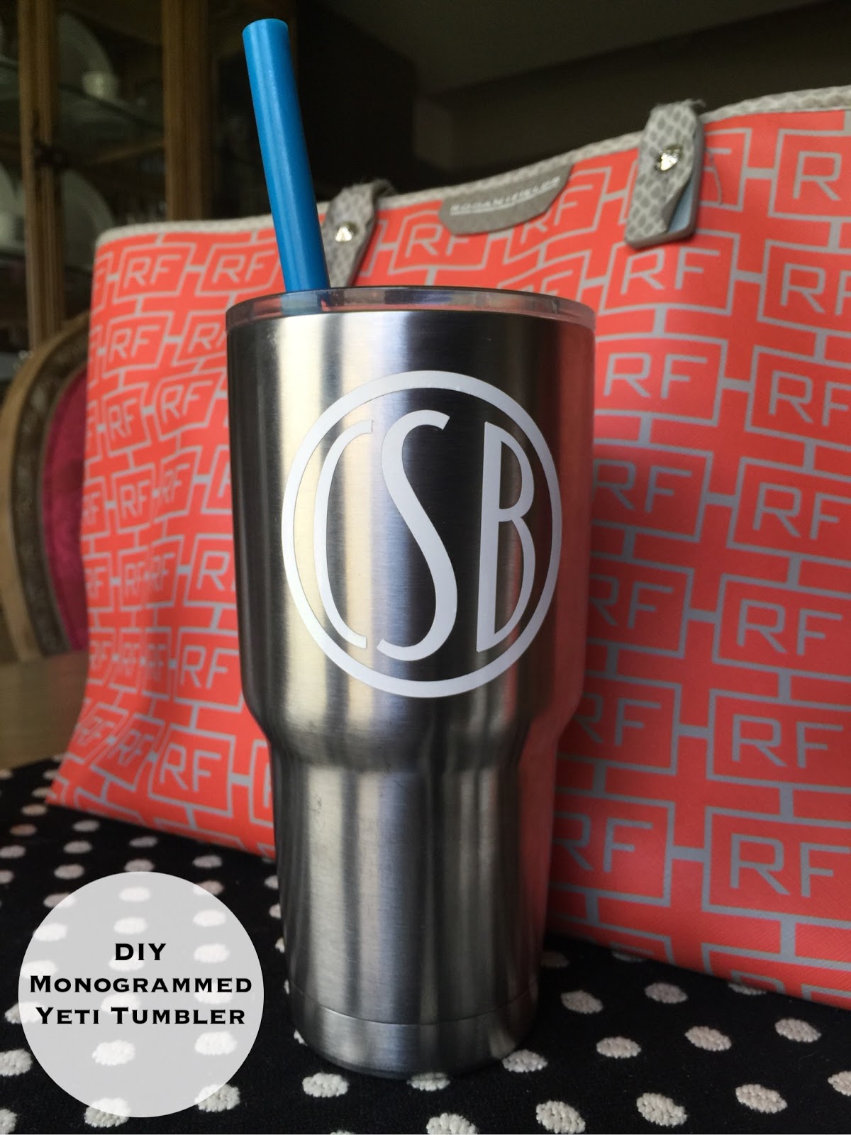Nellie & Phoeb's: Monogrammed YETI Tumbler