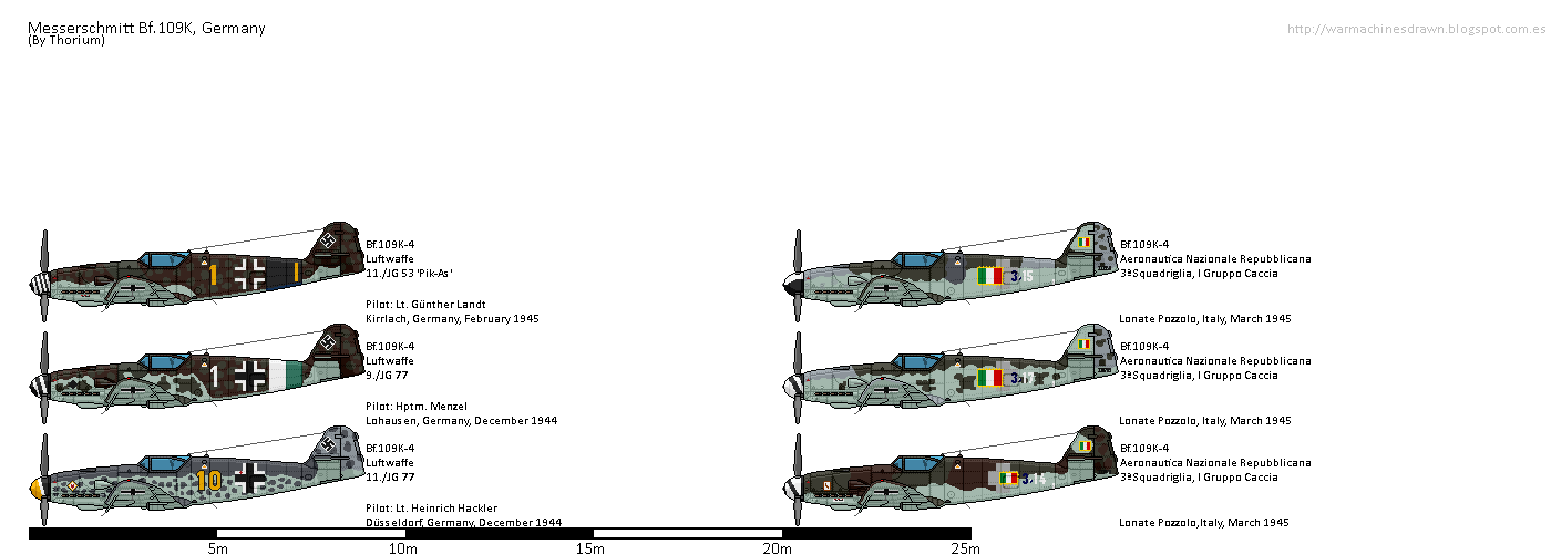 War Machines Drawn: Messerschmitt Bf.109K