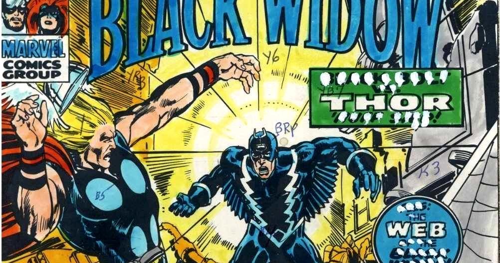 Cap'n's Comics: Black Bolt VS Thor by Neal Adams