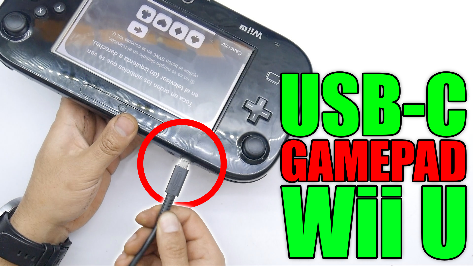 INSTALAR PUERTO USB-C en: GAMEPAD WII U - Mundo Yakara