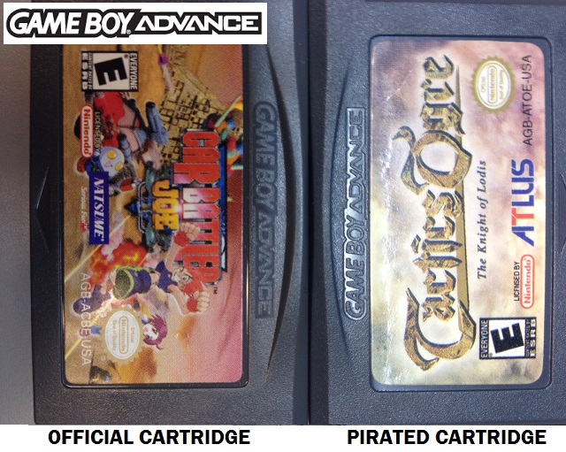 How to Spot a Fake (Pirated) Gameboy Advance Cartridge