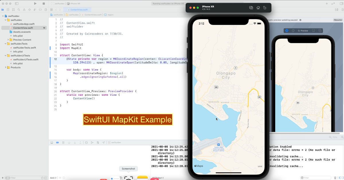 SwiftUI MapKit Example | Tutorial101