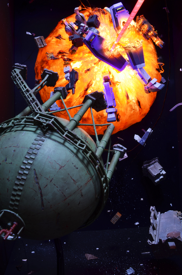 GUNDAM GUY: HGGT 1/144 RGM-79 GM [Thunderbolt Ver] Explosion - Diorama ...