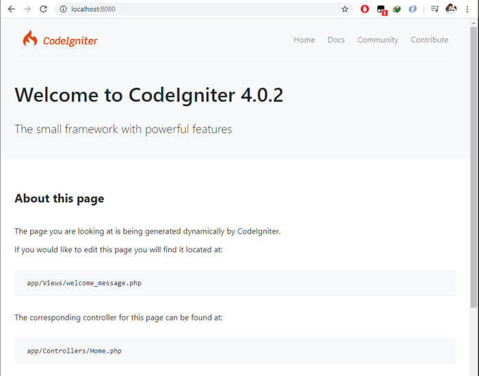 Mudah Belajar Install Codeigniter 4 Menggunakan Composer Sugrahaku
