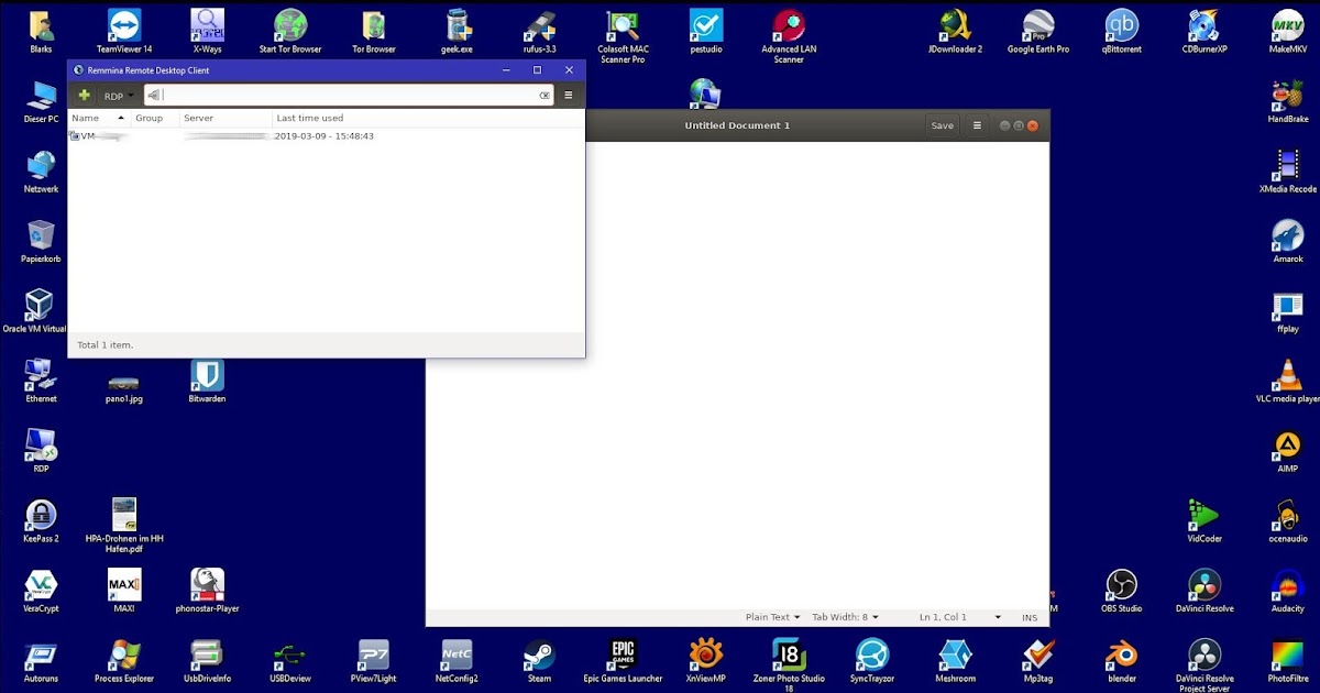 Blarks' Blog: Linux Desktop Programme mit Windows 10 nutzen