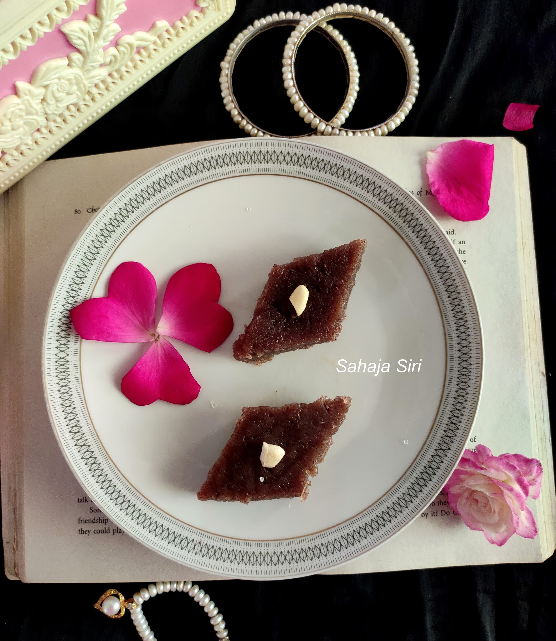 Ragi corn flour halwa/ quick ragi corn flour pudding/ Finger millet halwa