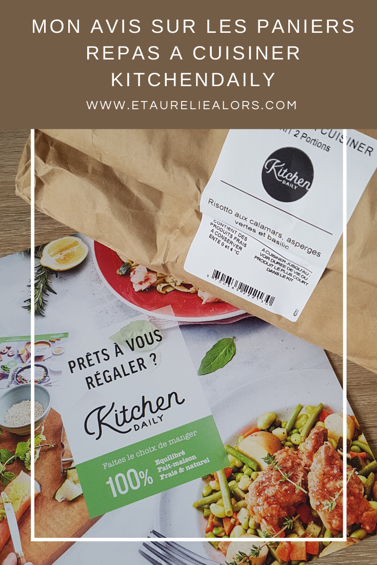 mon avis sur kitchendaily et ses panier repas à cuisiner