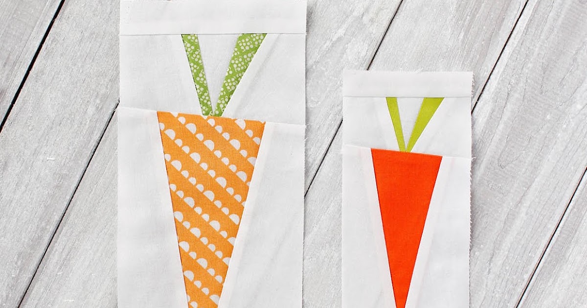 Canoe Ridge Creations: Introducing The Scrappy Carrot Block Pattern