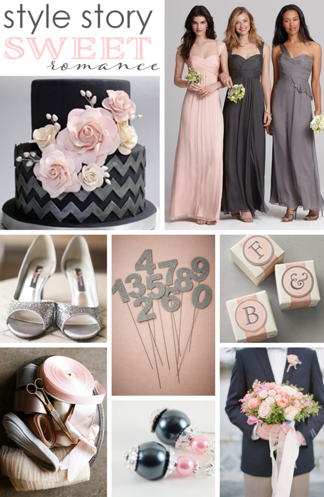 Style Story: Sweet Romance in Pink + Gray | The Perfect Palette