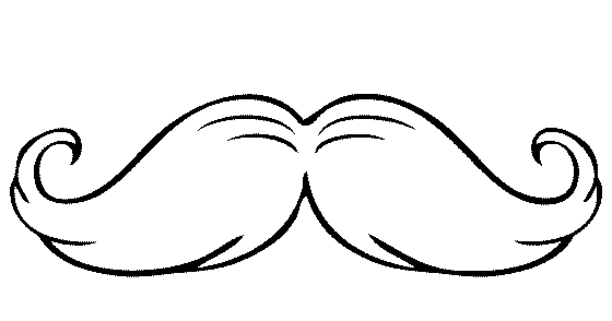 Mustache Coloring Pages ~ Coloring Print