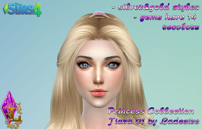 Ladesire's creative corner): TS4 - Princess Collection Tiara 01 by Ladesire